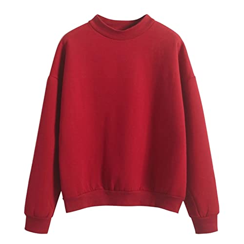 Women’s Clothing Blouses for Women tee Tops Teacher Outfits for Women 2023 Panties for Women Beach Knit Ribbed Silk Pollover Hoodie Womens Fall Fashion 2023 Woman Sweatshirt