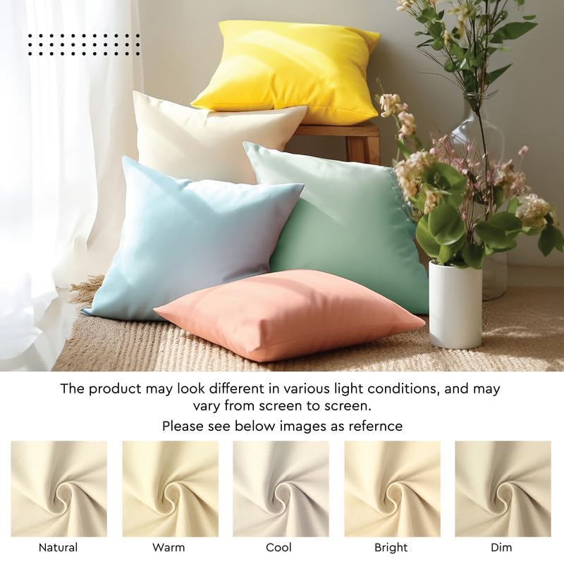 Encasa XO Throw Pillow Covers 12x20 in Set of 2 Jet Black | No Inserts | Cotton Pillow Covers for Living Room, Bed, Sofa, Couch | Decorative Cushion Covers with Improved Zippers