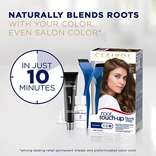 Clairol Root Touch-Up by Nice'n Easy Permanent Hair Dye, 5 Medium Brown Hair Color,(Pack of 2)