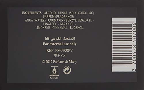 PARFUMS de MARLY - Herod - 4.2 Fl Oz - Eau De Parfum For Men - Top notes Cinnamon, Pepper - Heart notes Tobacco Leaf, Incense, Ciste, Osmanthus - Base notes Vanilla pods, Musk, Woody accord - 125ml