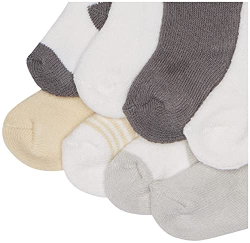 Hudson Baby Unisex Baby Cotton Rich Newborn and Terry Socks Aztec, 0-6 Months
