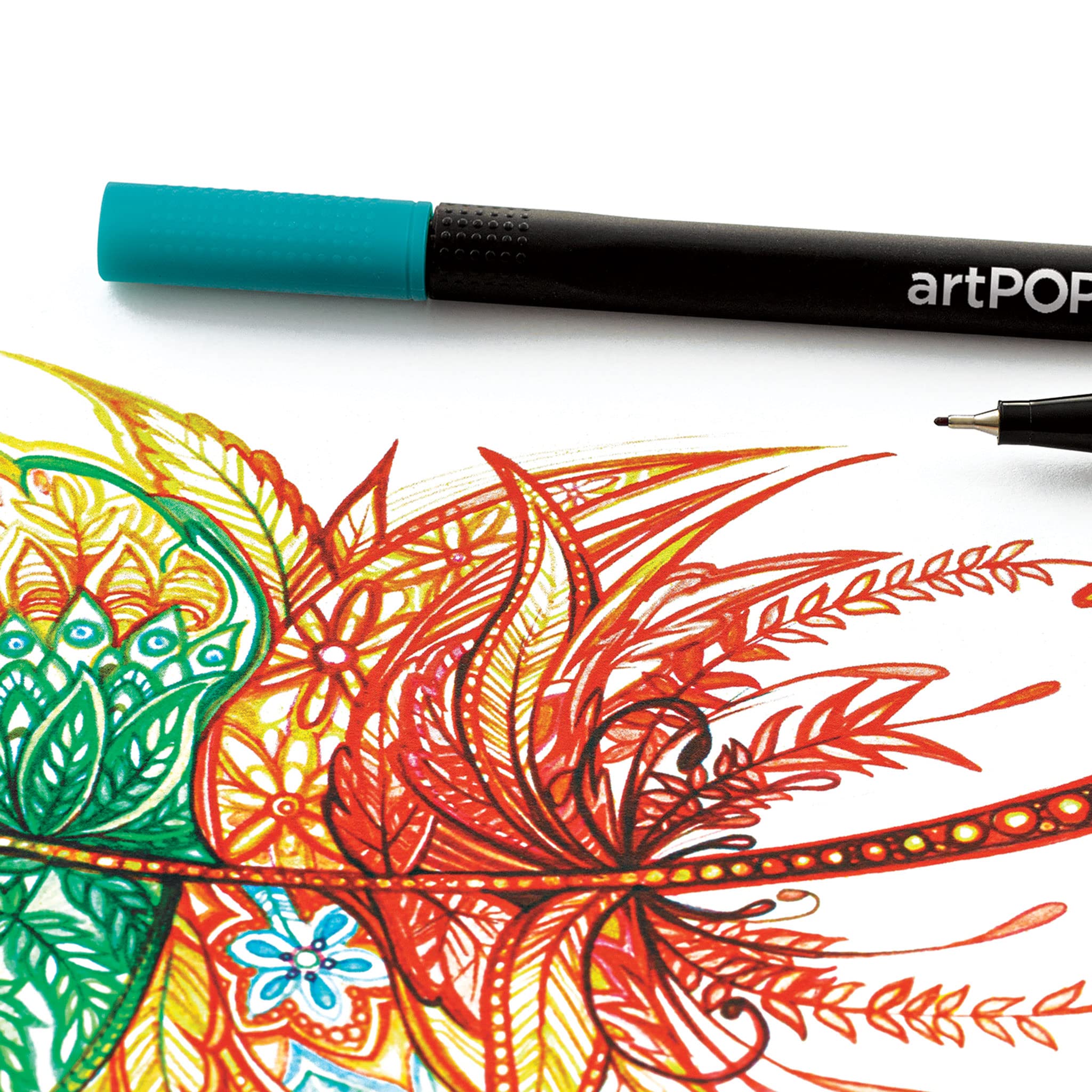 artPOP! Fineliner Pens, Set of 96, Colored Fine Art Pens for Journals, Drawing, Doodling, Scrapbooks, Sketching, Illustration, Fine Point