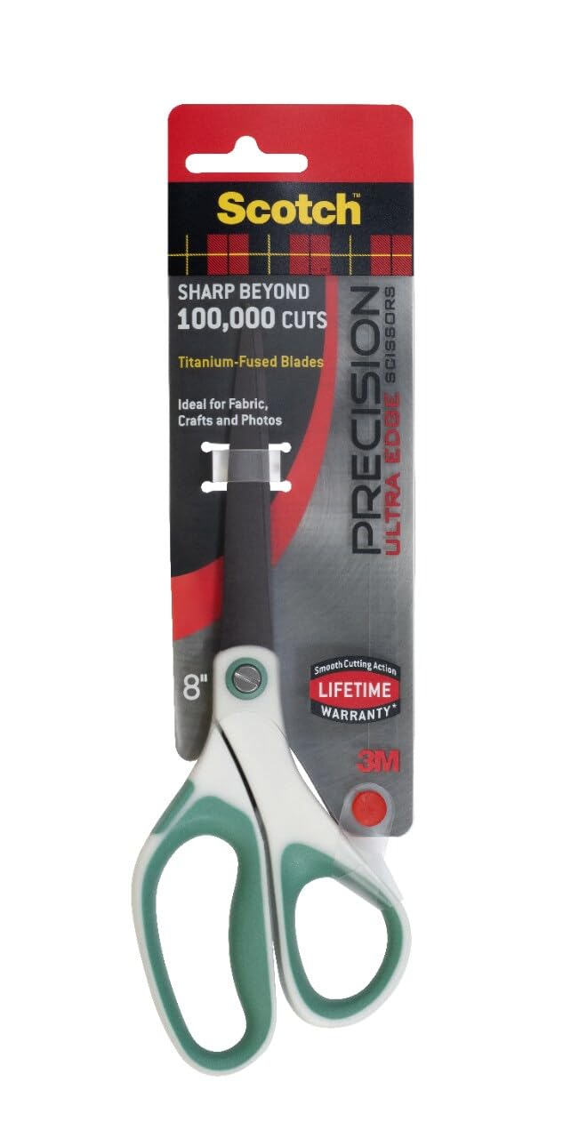 Scotch 8-Inch Precision Ultra Edge Scissors, 3-Pack (1458-3)