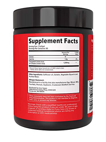 InnoSupps CLA 1200 | Promotes Fat Loss | Supports Lean Muscle Development | Enhances Metabolic Rate