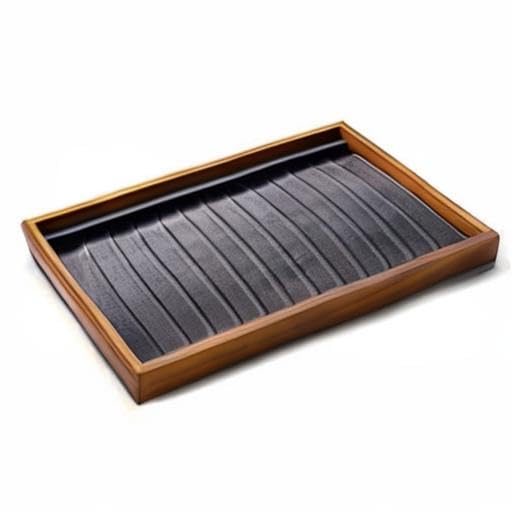 Oirlv Wood 13 Grids Necklace/Bracelet/Pendant Display Tray Jewelry Drawer Organizer Stackable Jewelry Trays(Grey)
