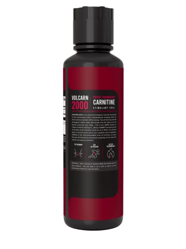 InnoSupps Volcarn 2000 - Advanced Fat Burning Liquid | L-Carnitine,GBEEC, Boost Energy, ATP Enhancer | Caffeine Free, No Artificial Sweeteners | 32 Servings (Pink Starblast)