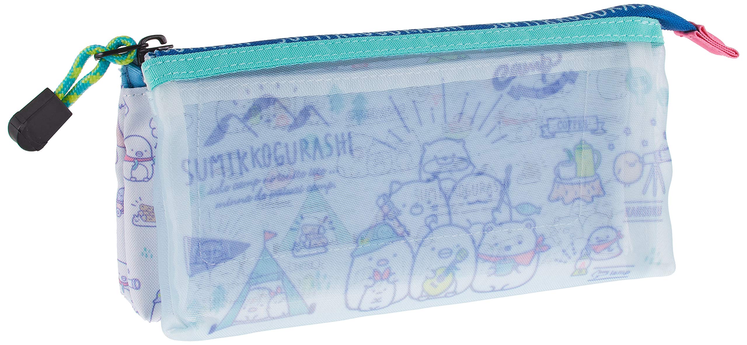 Sumikko Gurashi Twin Zipper Pencil Case Pen Pouch : Camping PY83101