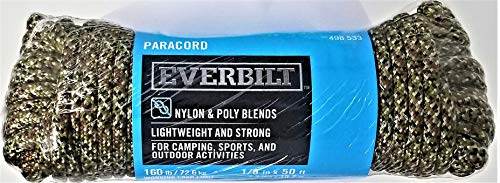 Everbilt Paracord in Forest Camo, 1/8" x 50'