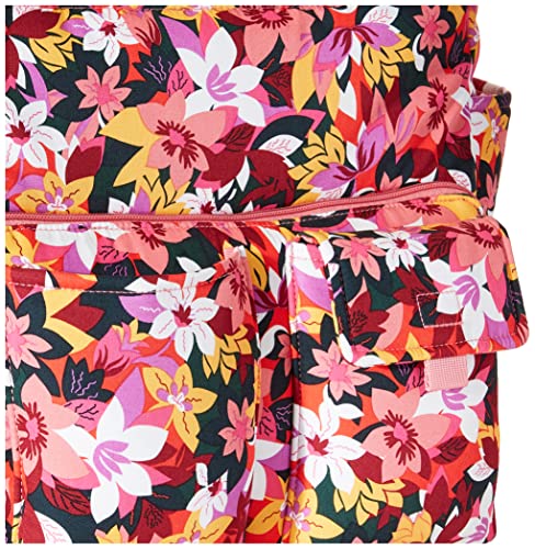 Vera Bradley Women's Cotton Utility Tote Bag, Rosa Floral - Recycled Cotton, One Size