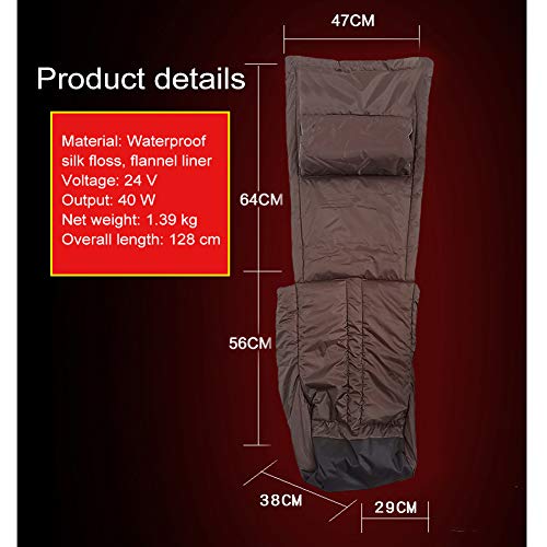 Heated Full Body Wraps, Woolala Electric Heating Pad Knee Hands Foot Warmer for Pain Relief, 6 Adjustable Temperature Levels/Auto Shut Off/Washable (Gray)