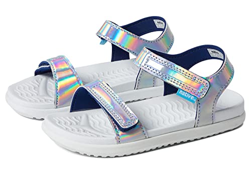Native Shoes Girl's Charley Hologram (Little Kid) Pink Hologram/Shell White 13 Little Kid M