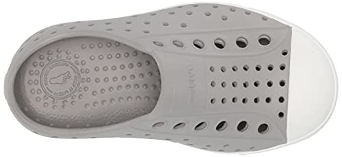 Native Shoes, Jefferson Child, Kids Lightweight Sneaker, Pigeon Grey/Shell White, 8 M US Toddler
