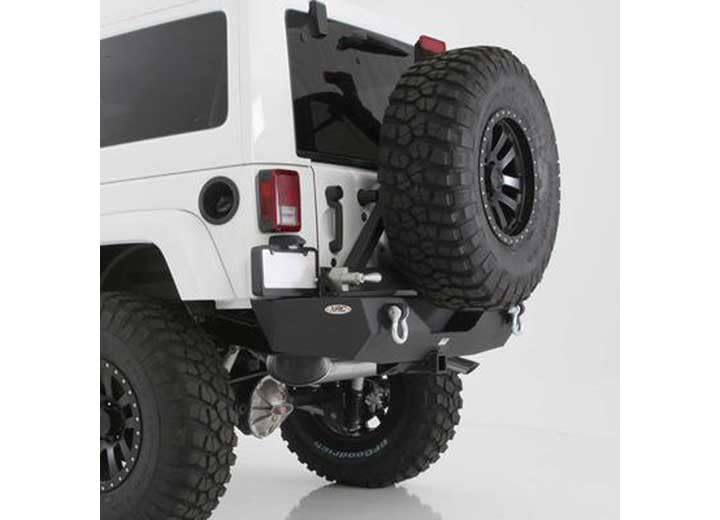Smittybilt 76856-01 XRC Rear Bumper with Hitch and Tire Carrier for Jeep JK, (Box 1 of 2)