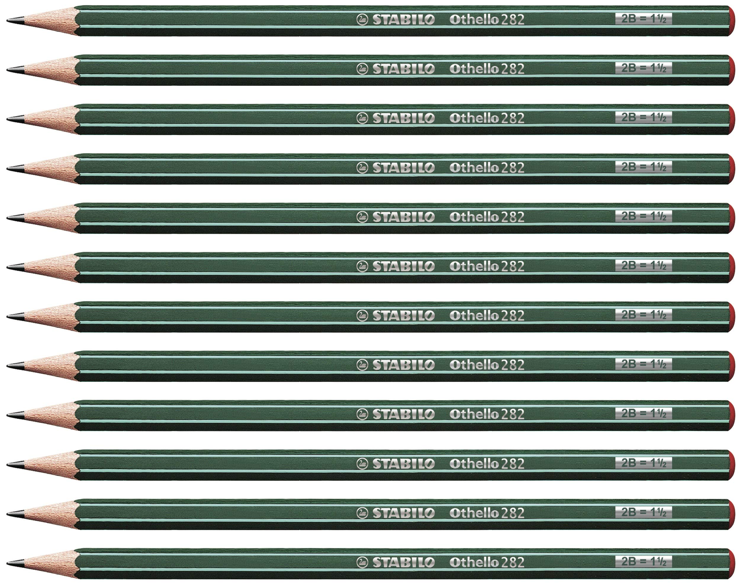 Stabilo Graphite Pencil Othello - Pack of 12-2B