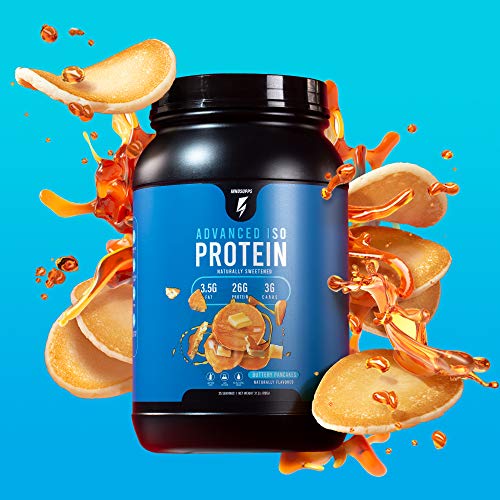 InnoSupps Advanced Iso Protein | 100% Whey Isolate Protein Powder | No Artificial Sweeteners| Low Fat, Low Carbs | 25g of Protein | Hormone Free, Gluten Free, Soy Free | (Buttery Pancake)
