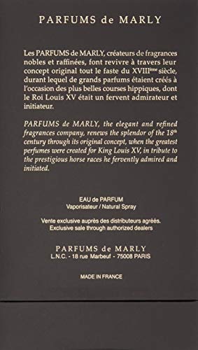 PARFUMS DE MARLY - Habdan - 4.2 Fl Oz - Eau De Parfum For Men - Top notes Incense, Saffron - Heart notes Apple, Agarwood, Rose - Base notes Amber, Maltol, Opoponax - 125ml