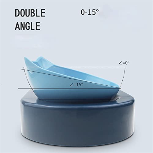 FUUIE Bowls for Food and Water Pet Automatic Water Storage Bowl Pet Bowl (Color : Blue)