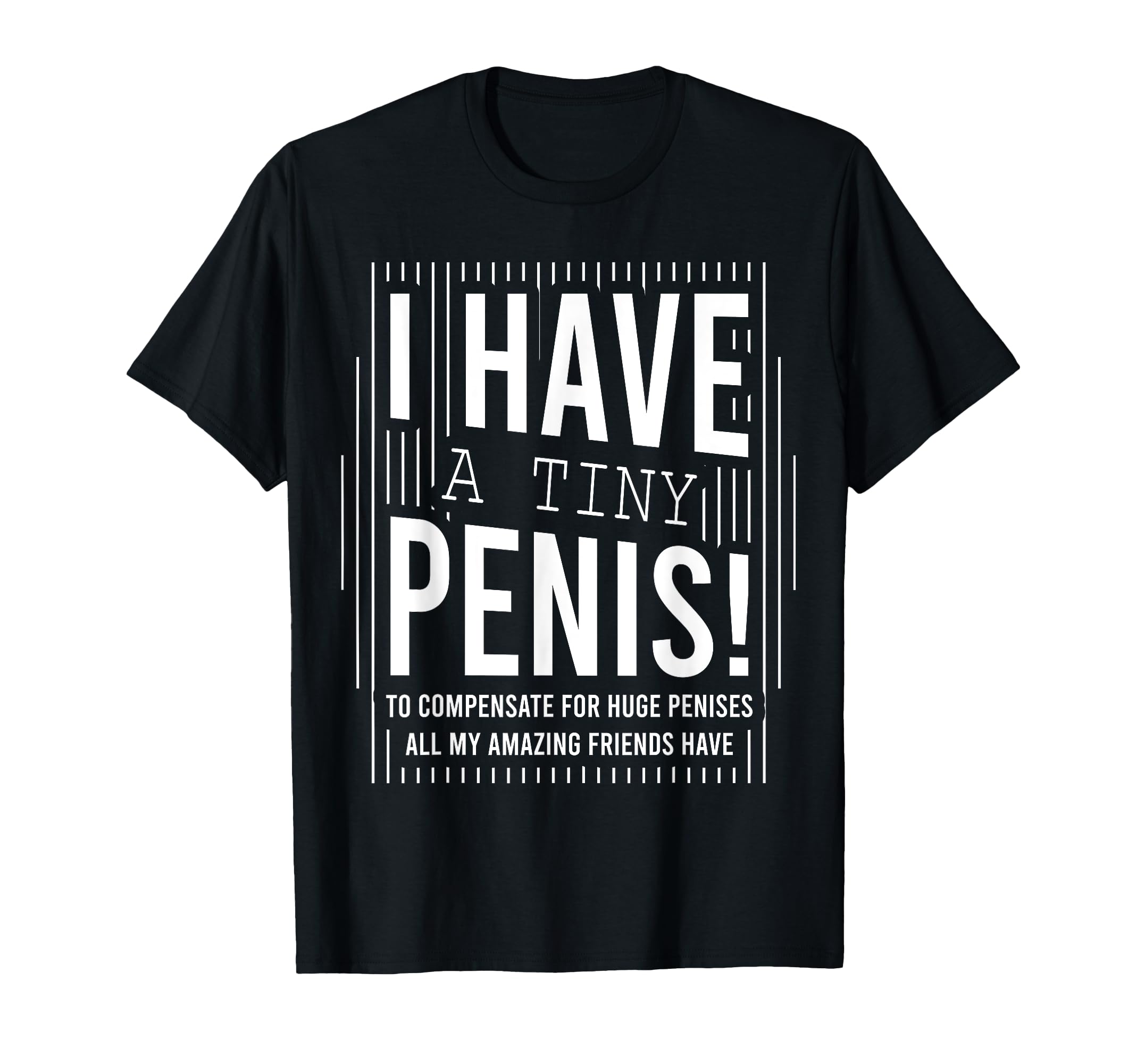 I Have A Tiny Penis Funny Fun Adult Humor Tshirt T-Shirt