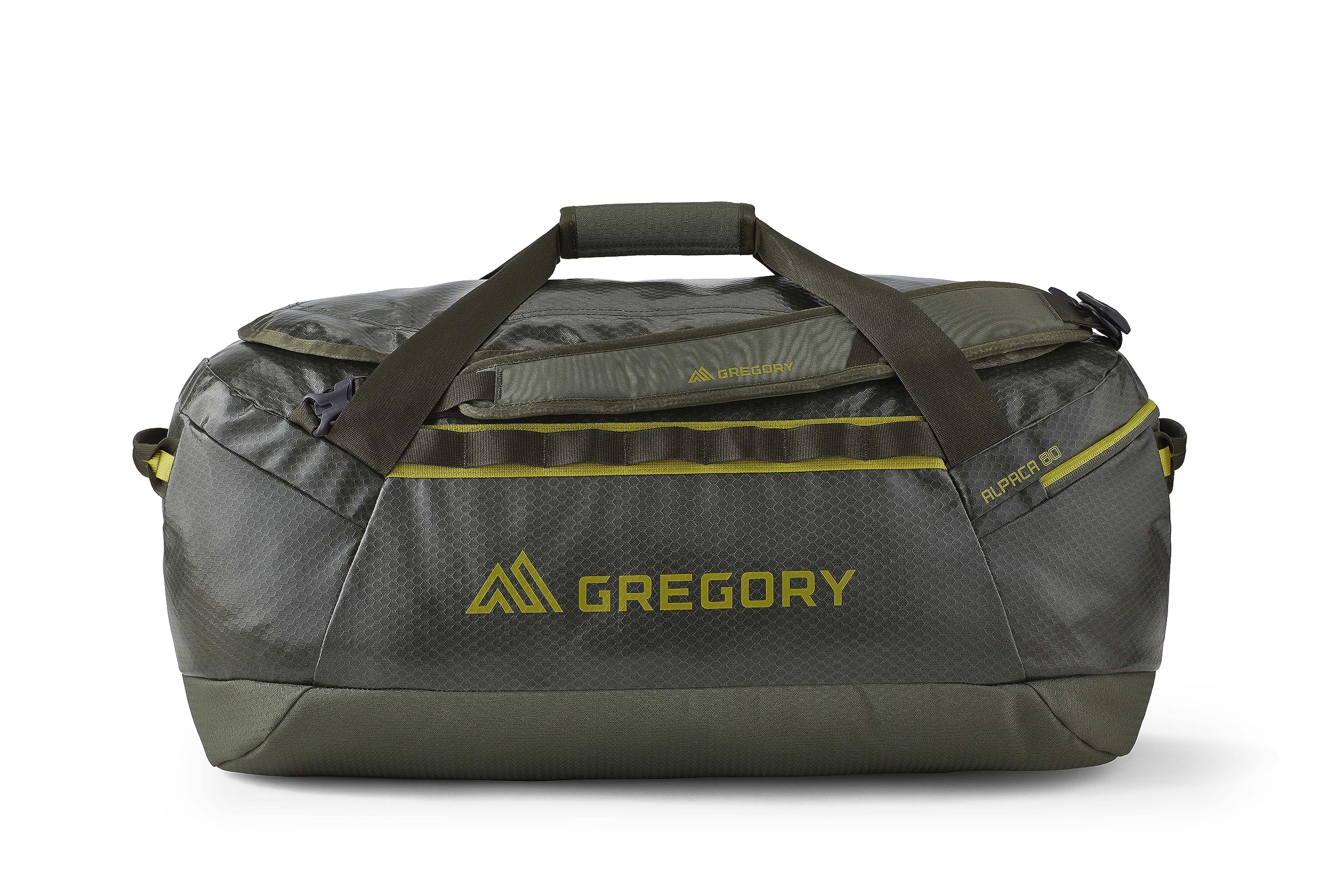 Gregory Alpaca 80 Adventure Travel/Gear Organization Duffel Bag, Fir Green