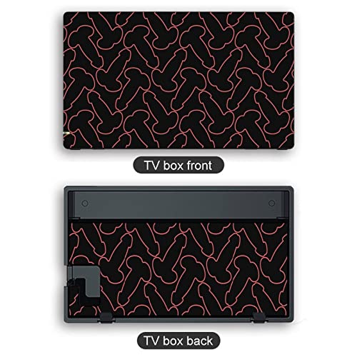 Penis Pattern Full Protective Skin Cover Design Wrap Decal Sticker Compatible with Switch and Switch Lite