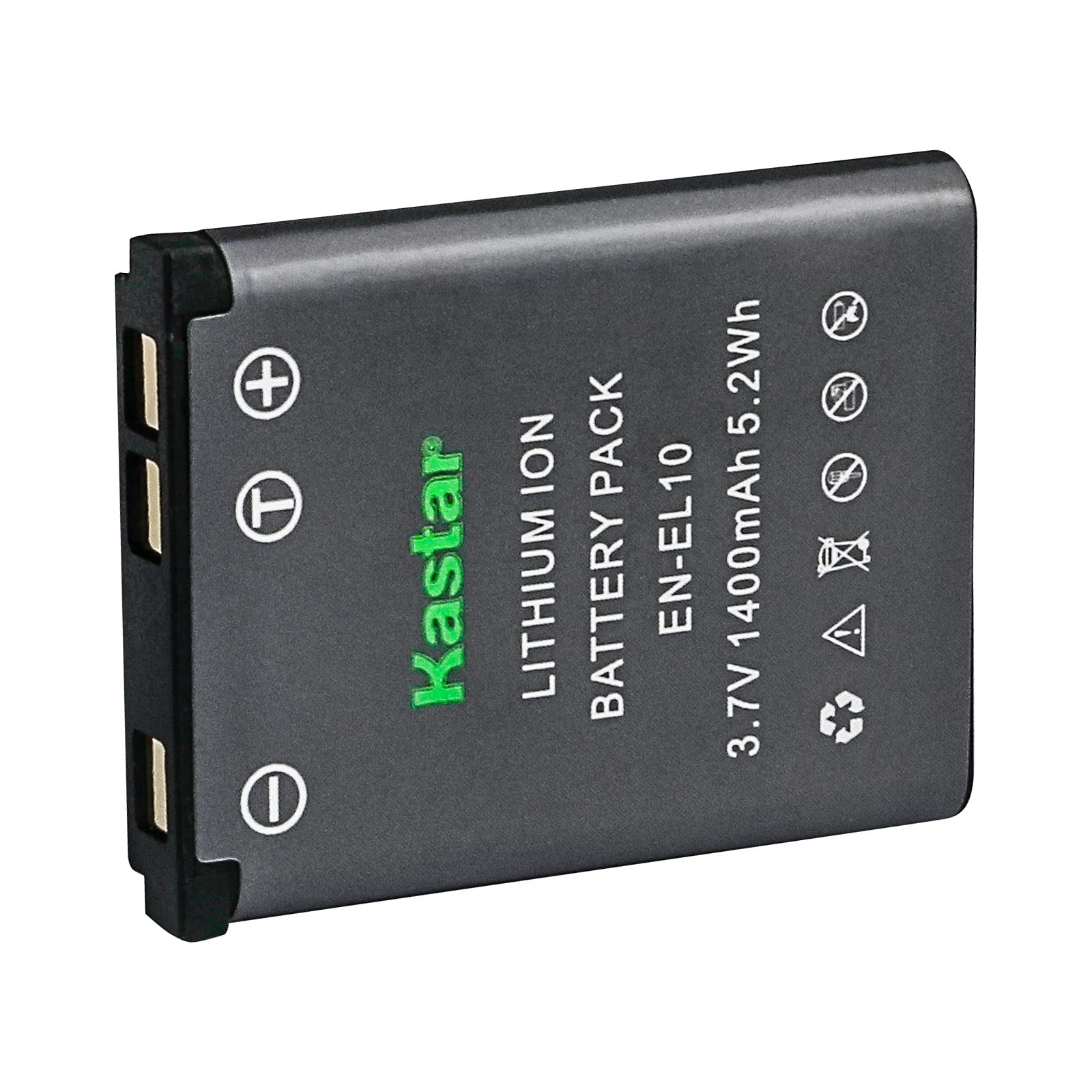 Kastar Replacement Battery for Nikon CoolPix S60 S80 S200 S203 S210 S220 S230 S500 S510 S520 S570 S600 S700 S3000 S4000 S5100 Digital Cameras