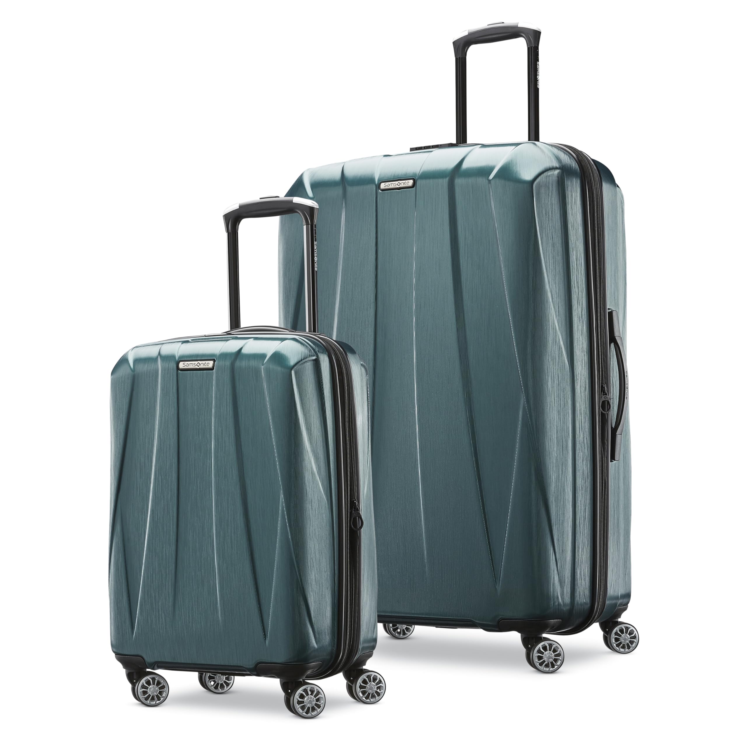 Samsonite Centric 2 Hardside Expandable Luggage with Spinner Wheels, 2-Piece Set (20/28),Emerald Green