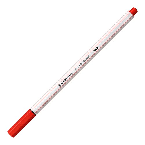 STABILO Premium Fibre-Tip Pen Pen 68 brush - Tin of 25-19 assorted colours