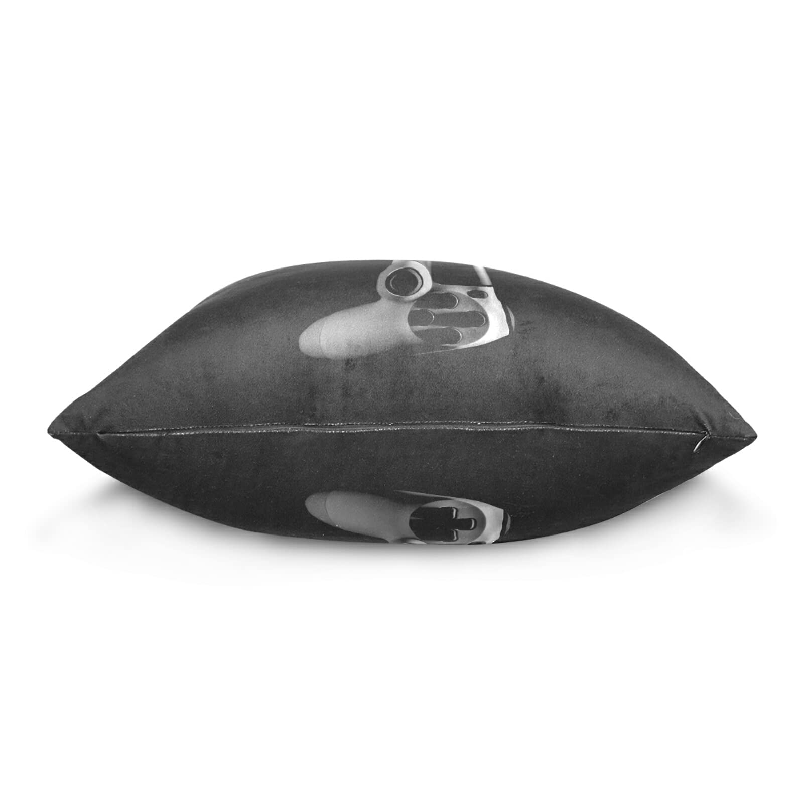 Oyihfvs Video Game Joystick Gamepad in Grey Isolated on Black Square Pillowcase Cushion Cover, Soft Breathable Bed Pillow Case Cover for Couch Home Sofa Bedroom Office Car Decor 20x20 inches