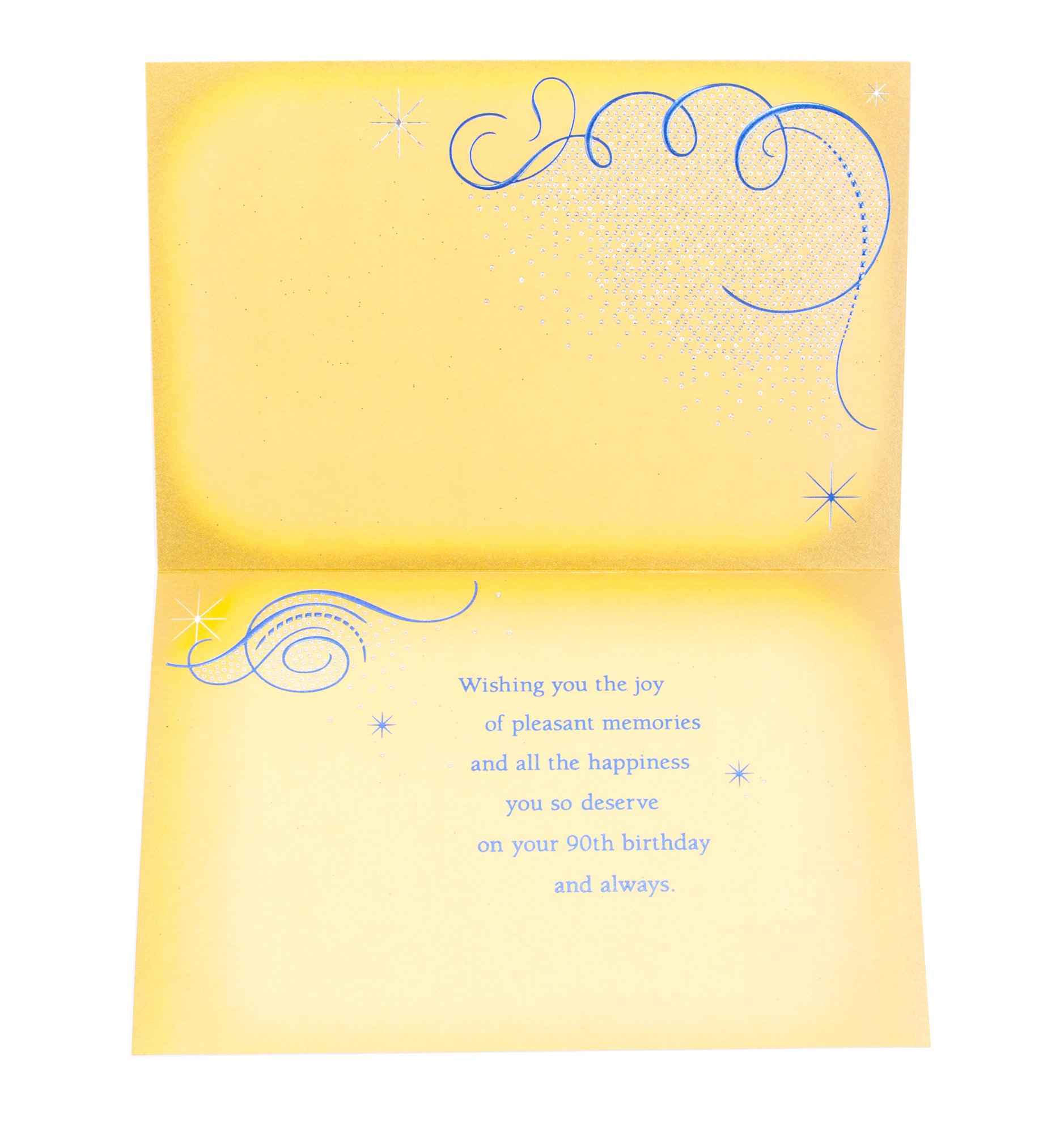 Hallmark 90th Birthday Card (Happiness You Deserve)