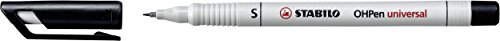 STABILO Overhead Pen OHPen universal - Water Soluble Superfine - Pack of 10 - black