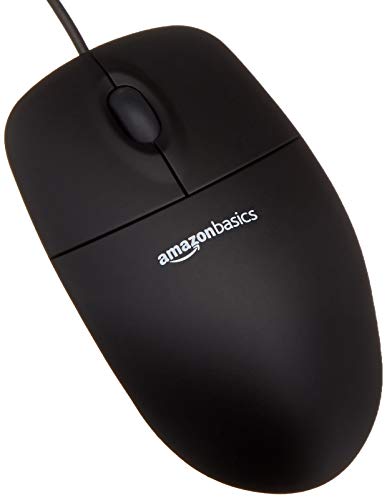 Amazon Basics USB Wired Computer Keyboard and Wired Mouse Bundle Pack
