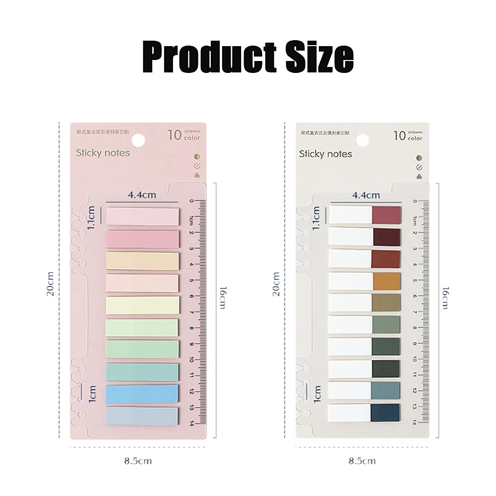 AWEELON 1600Pcs Sticky tabs Index Tabs Writable Page Tabs for Books File Notebook
