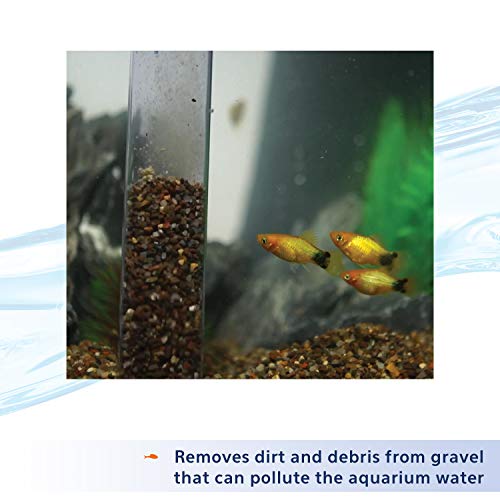 Aqueon Aquarium Siphon Vacuum Gravel Cleaner Medium - 9 Inches