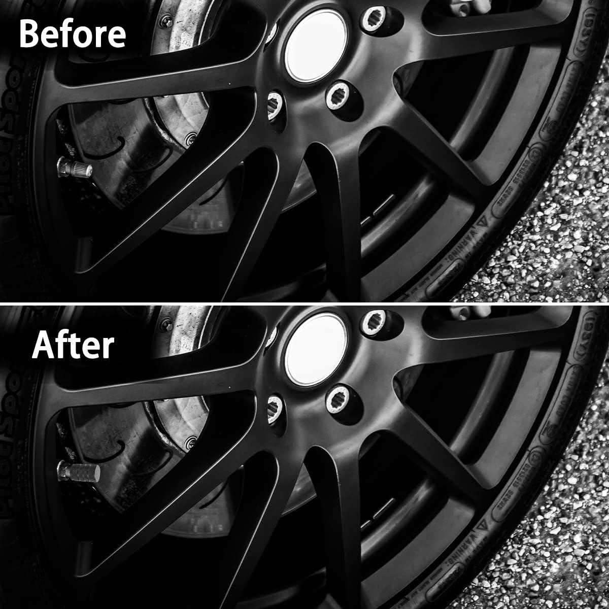 Osilly 12 Pcs Car Tire Valve Stem Cap Covers, Aluminum Alloy Air Caps Cover, Leak-Proof and Corrosion Resistant Auto Accessories, Universal Stem Cap for Trucks SUVs Motorcycles (Black)