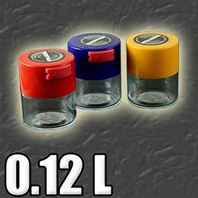 Minivac - 10g to 30 grams Airtight Multi-Use Vacuum Seal Portable Storage Container for Dry Goods, Food, and Herbs - Green Cap & Clear Body
