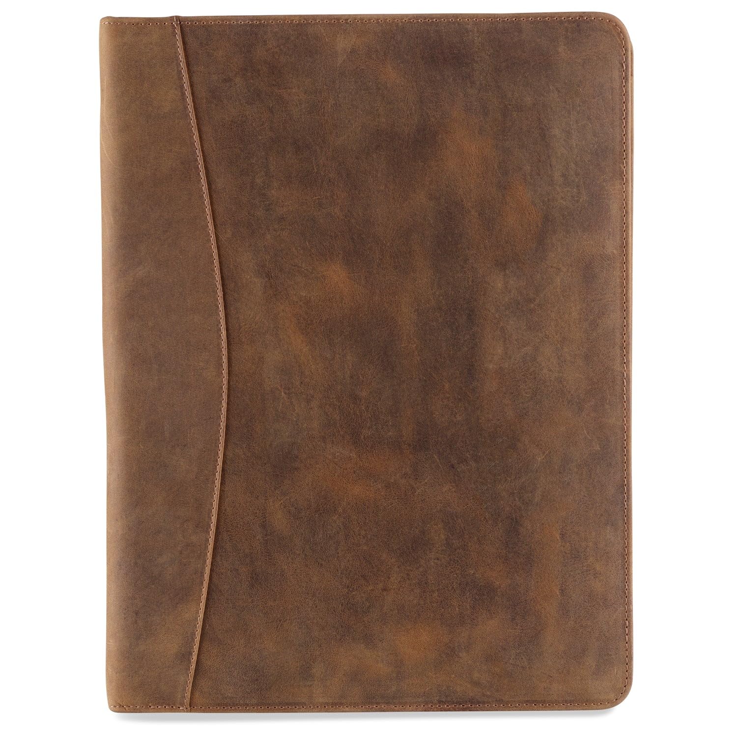 Leather Portfolio Professional Organizer Padfolio – Resume Folder with Luxury Pen, Stylish Document Folio for Letter Size Writing Pad w/ Business Card Holder, Portfolios for Men & Women MOONSTER®