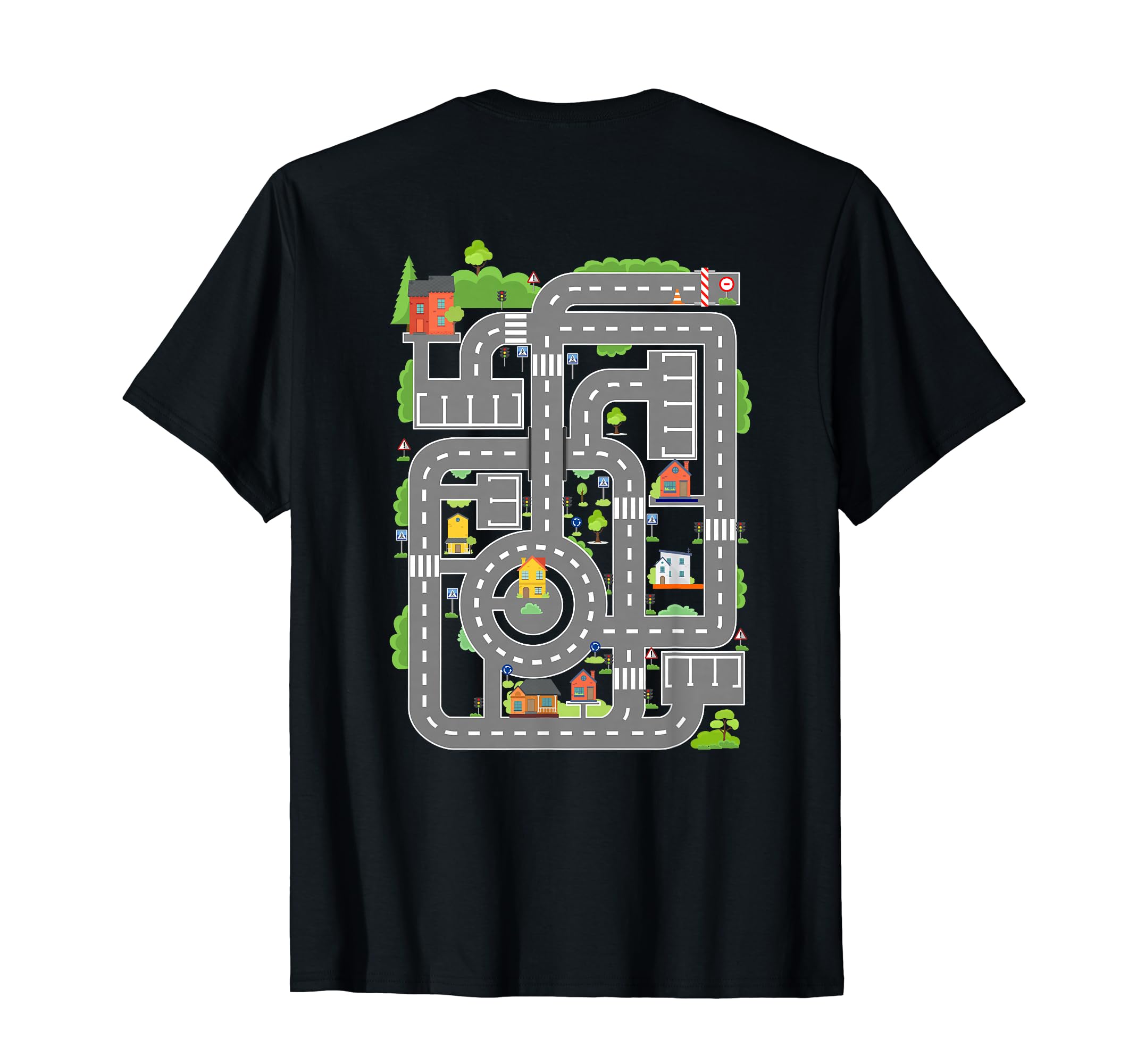 Play Cars On Dad's Back Shirt Funny Kids and Fathers Play T-Shirt