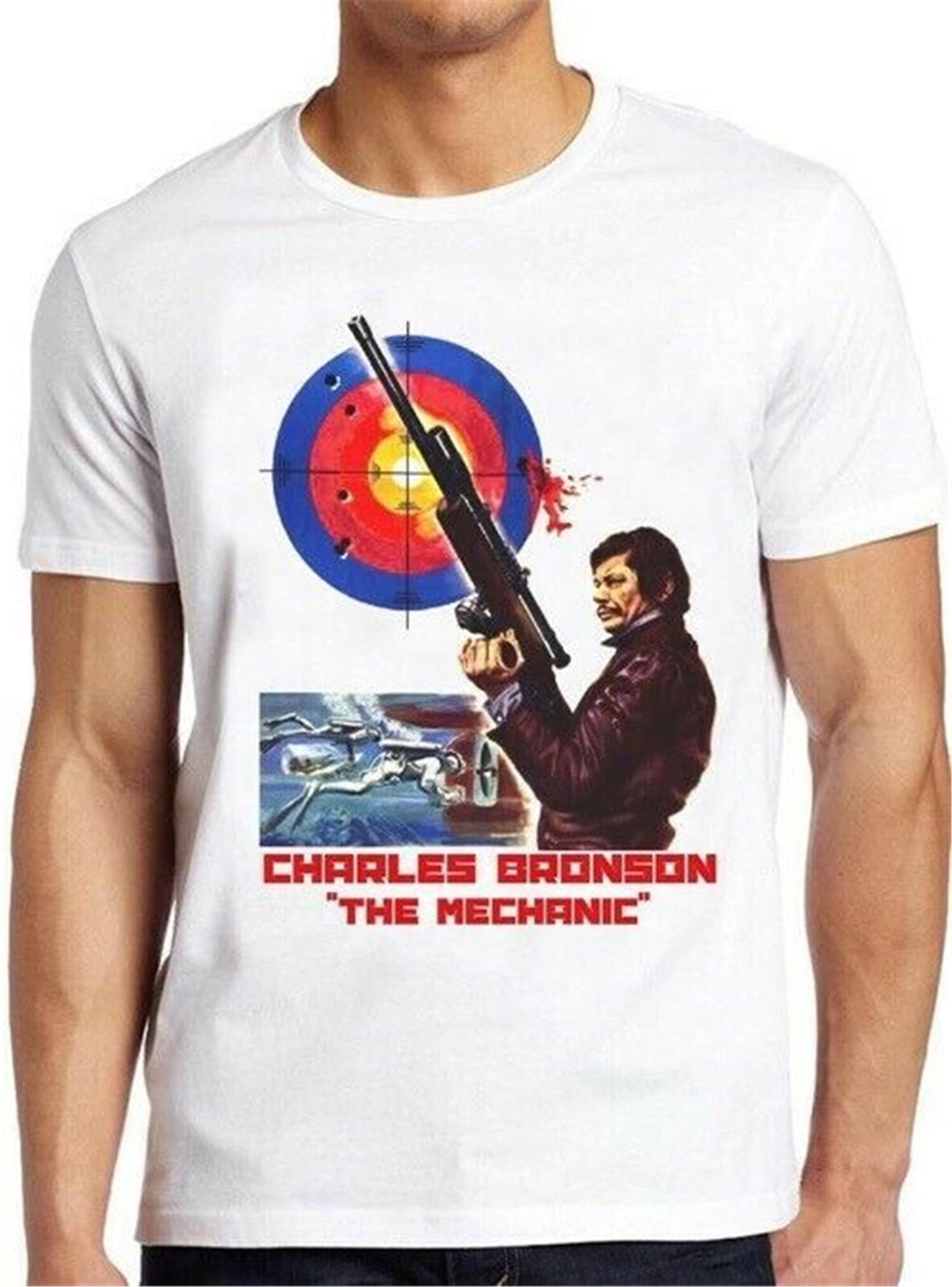The Mechanic Film Poster Charles Bronson Death Wish Tee T Shirt M255