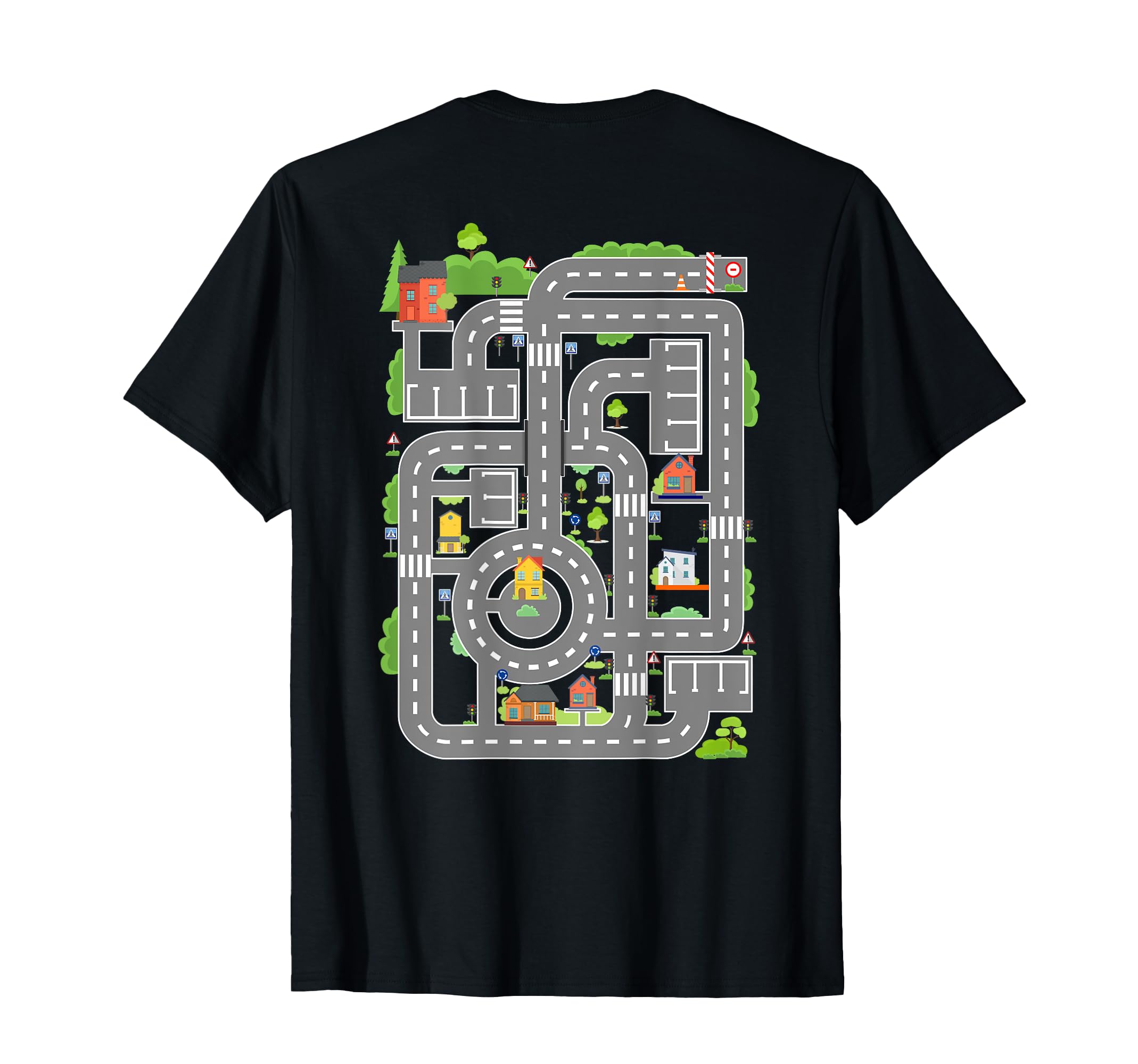 Play Cars On Dad's Back Shirt Funny Kids and Fathers Play T-Shirt
