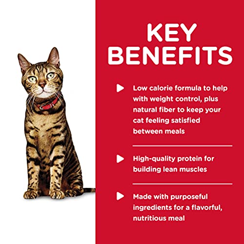 Hill's Science Diet Wet Cat Food, Adult, Light, Liver & Chicken Recipe, 2.9 oz Cans, 24 Pack