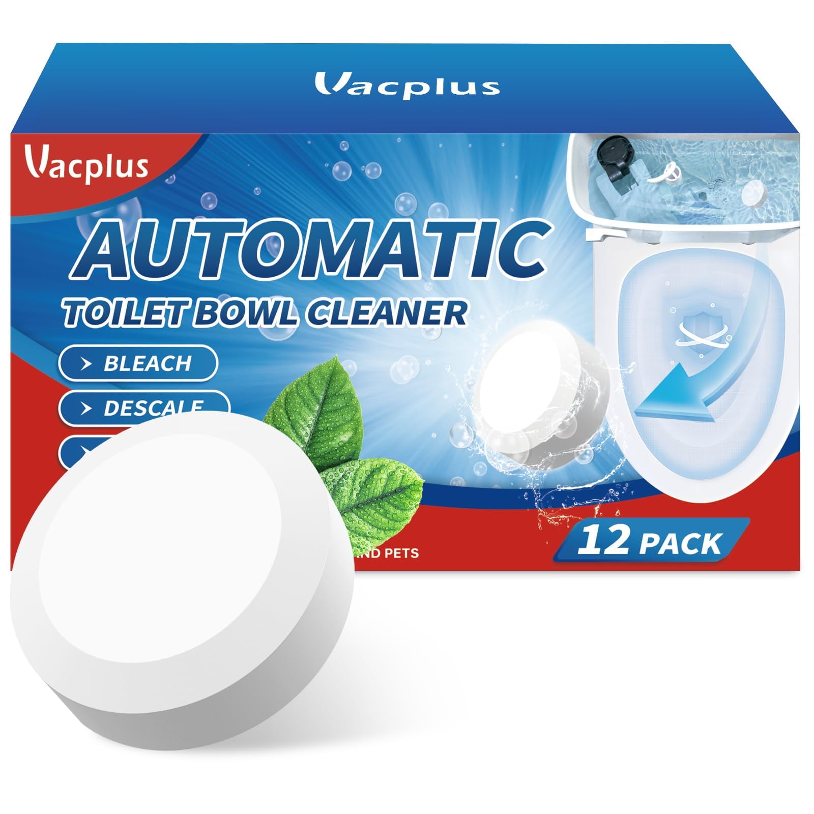 Vacplus Toilet Bowl Cleaner Tablet