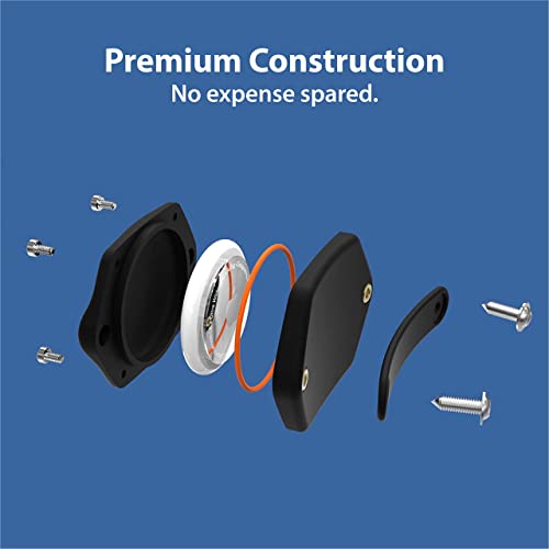 TagVault Pet (4 Pack) - The Original AirTag Dog Collar Waterproof Mount, Ultra-Durable, Fits All Width Collars | Elevation Lab