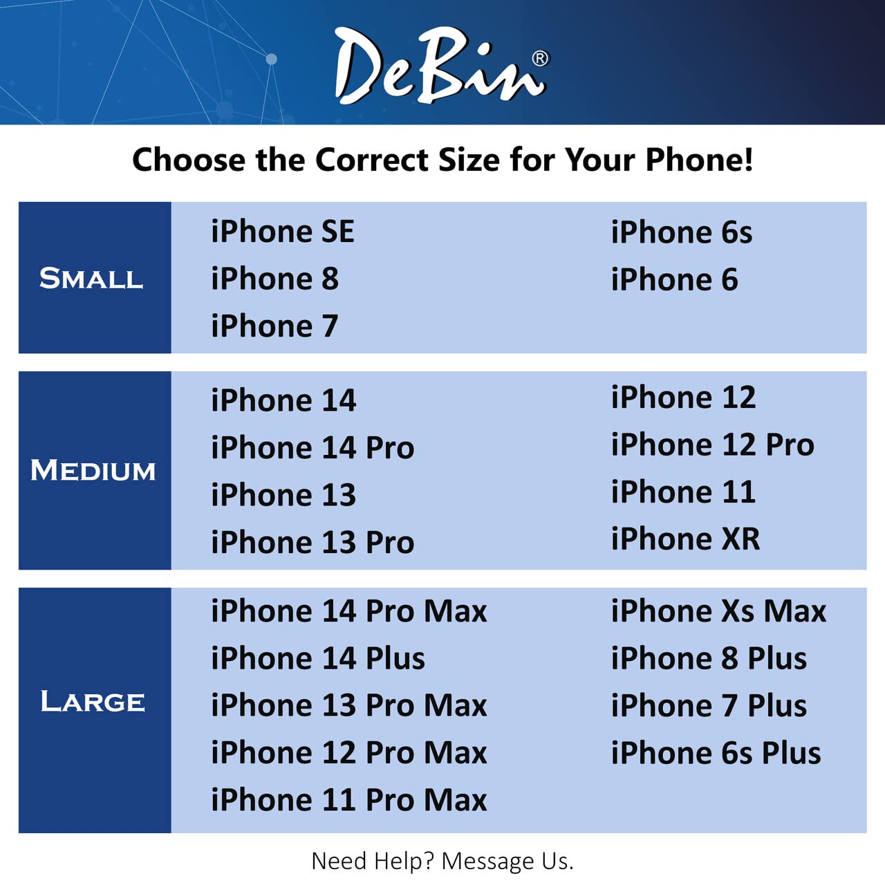 DeBin Holster for iPhone 15 Pro Max Plus, 14 Pro Max 13 Pro max 12 Pro Max 11 Pro Max, Xs Max, 8 Plus, 7 Plus Cell Phone Belt Holder Case with Clip ID Card Pouch Cover (Fits Phone with Case on) Large