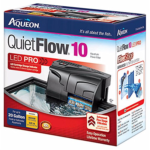 QuietFlow Aqueon 10 LED Pro Power Filter (Item #06080)