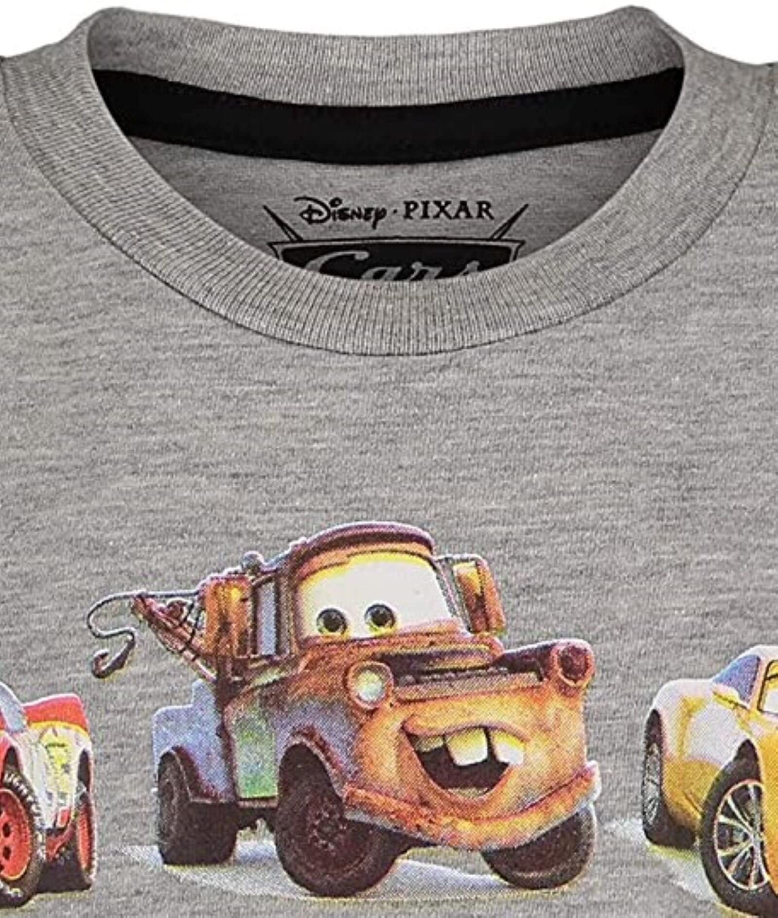 Disney Pixar Cars Lightning McQueen Tow Mater Toddler Boys 3 Pack Graphic T-Shirts Multicolor 5T
