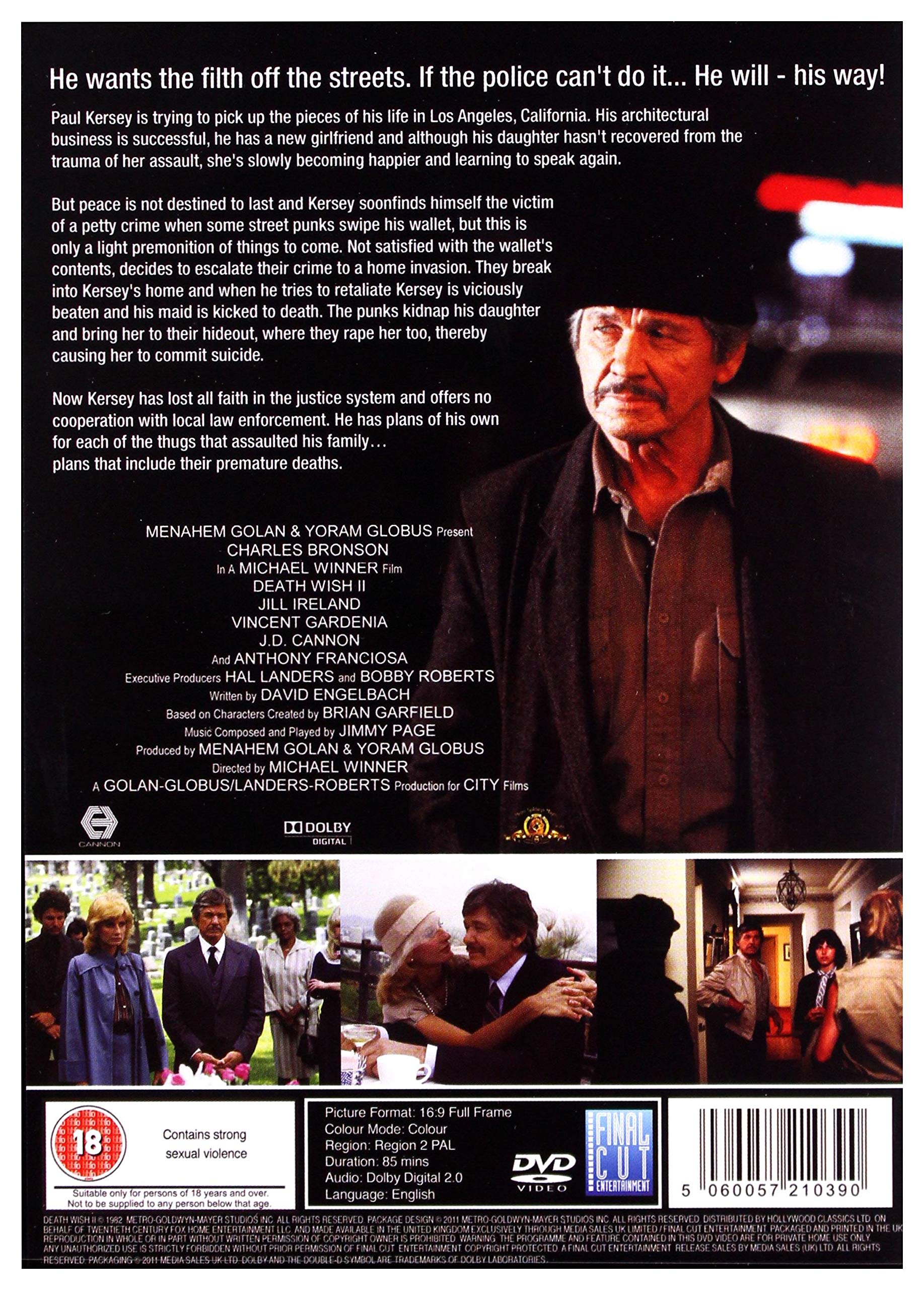 Death Wish 2 UK DVD [1982]