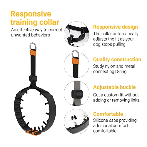 SVD.PET Dog Collar for No-Pull Training, Quick-Release Buckle Adjustable Collar for Small Medium Large Dogs (Medium Size)