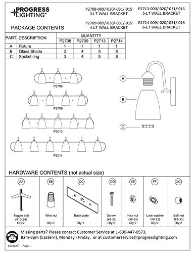 Progress Lighting P2708-09 Gather Bath & Vanity, Brushed Nickel