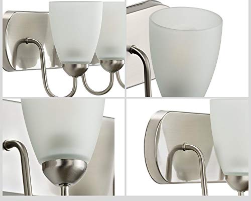 Progress Lighting P2708-09 Gather Bath & Vanity, Brushed Nickel