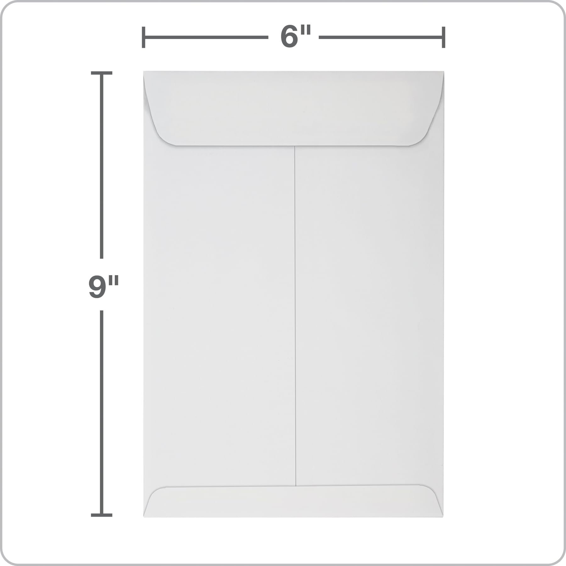 Columbian Catalog Envelopes, 6" x 9", Release & Seal Self-Sealing Closure, 28 lb White Wove, 100 per Box (COLO652)